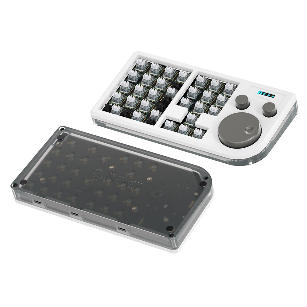 Doio Kb30 01 Macro Keyboard 30 Keys 3 Knob Macro Pad Whatgeek