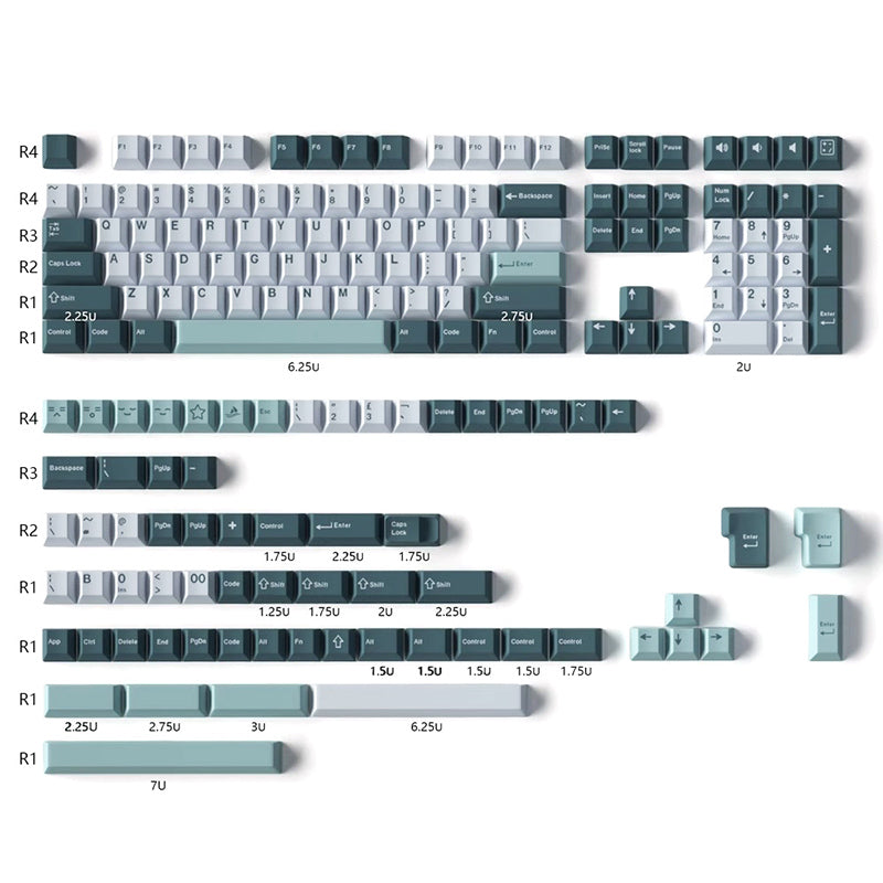 ACGAM Gardens Cherry Profile Keycap Set 174 Keys - WhatGeek
