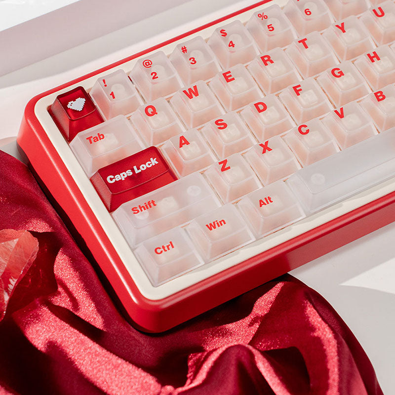 ACGAM PC Frosted Transparent Keycap Set Cherry Profile 154 Keys - WhatGeek
