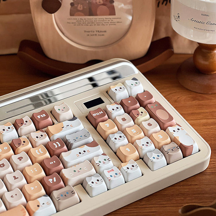 ACGAM SOULCAT Cat Stack MAO Profile PBT Keycap Set - WhatGeek