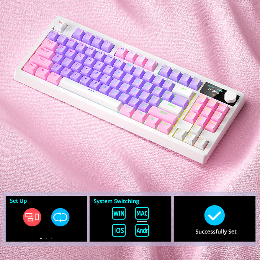 iBlancod YK830 Wireless Mechanical Keyboard - WhatGeek
