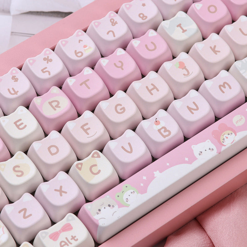 ACGAM x Maorbeng Meow Squad MAO Profile Keycap Set 141 Keys - WhatGeek