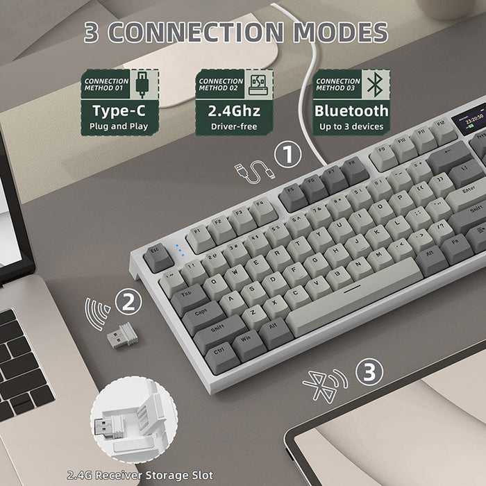 ATTACK SHARK K86 Wireless Mechanical Keyboard - WhatGeek