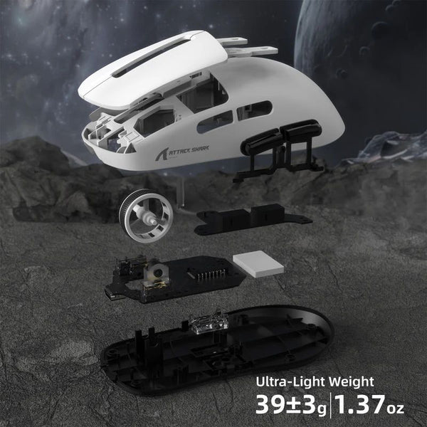 ATTACK SHARK R6 LIGHTSPEED Wireless Gaming Mouse - WhatGeek