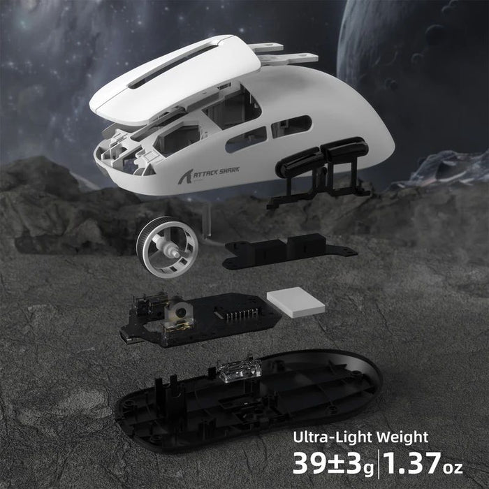 ATTACK SHARK R6 LIGHTSPEED Wireless Gaming Mouse - WhatGeek
