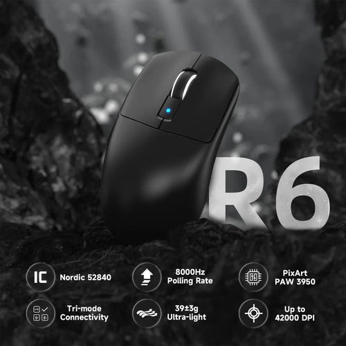 ATTACK SHARK R6 LIGHTSPEED Wireless Gaming Mouse - WhatGeek