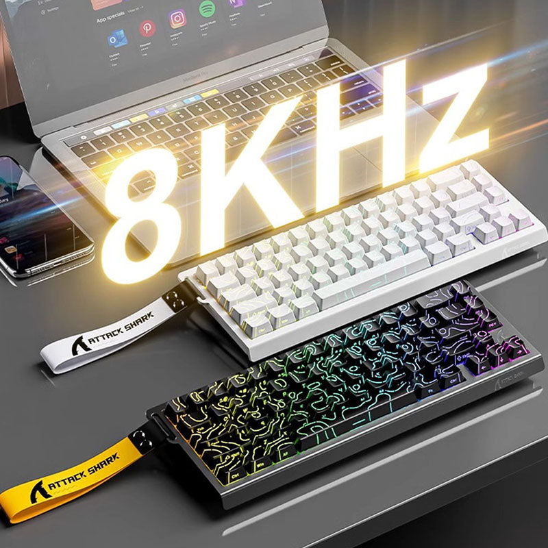 ATTACK SHARK X68 HE Wired Gaming Keyboard Rapid Trigger - WhatGeek