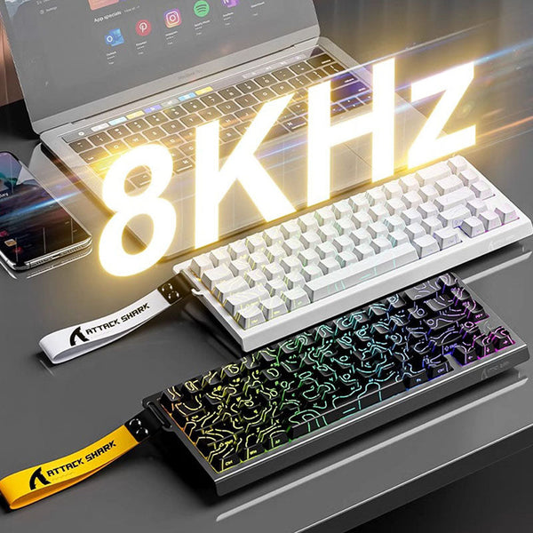 ATTACK SHARK X68 HE Wired Gaming Keyboard Rapid Trigger - WhatGeek
