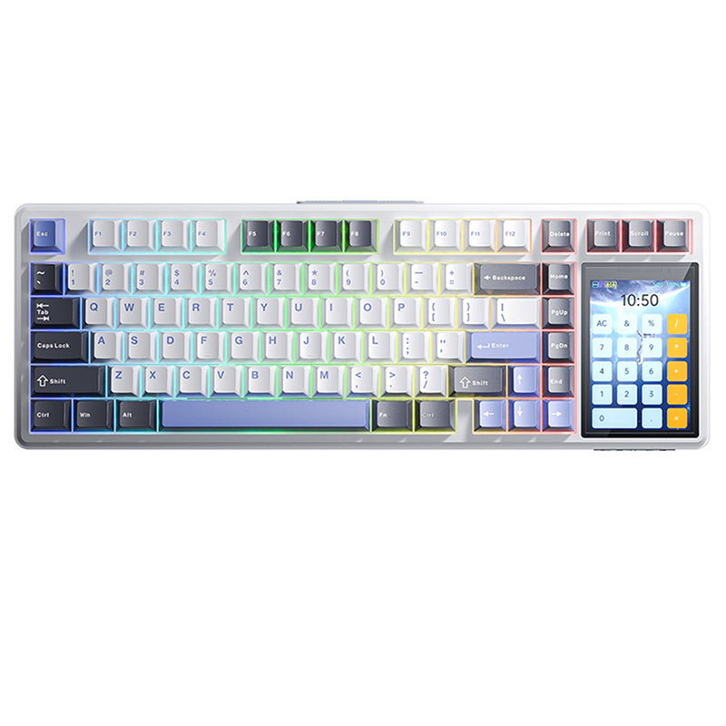 AULA L99 Tri-mode Mechanical Keyboard with 3.98" Smart Touchscreen ...
