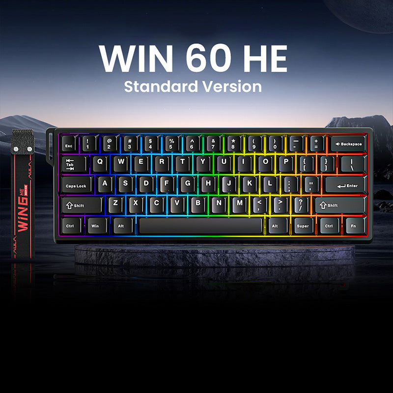 AULA WIN60 Magnetic Switch Wired Gaming Keyboard - WhatGeek