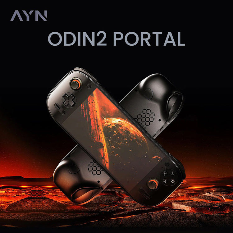 AYN Odin 2 Portal Handheld Game Console OLED Touchscreen Ergonomic Grip ...