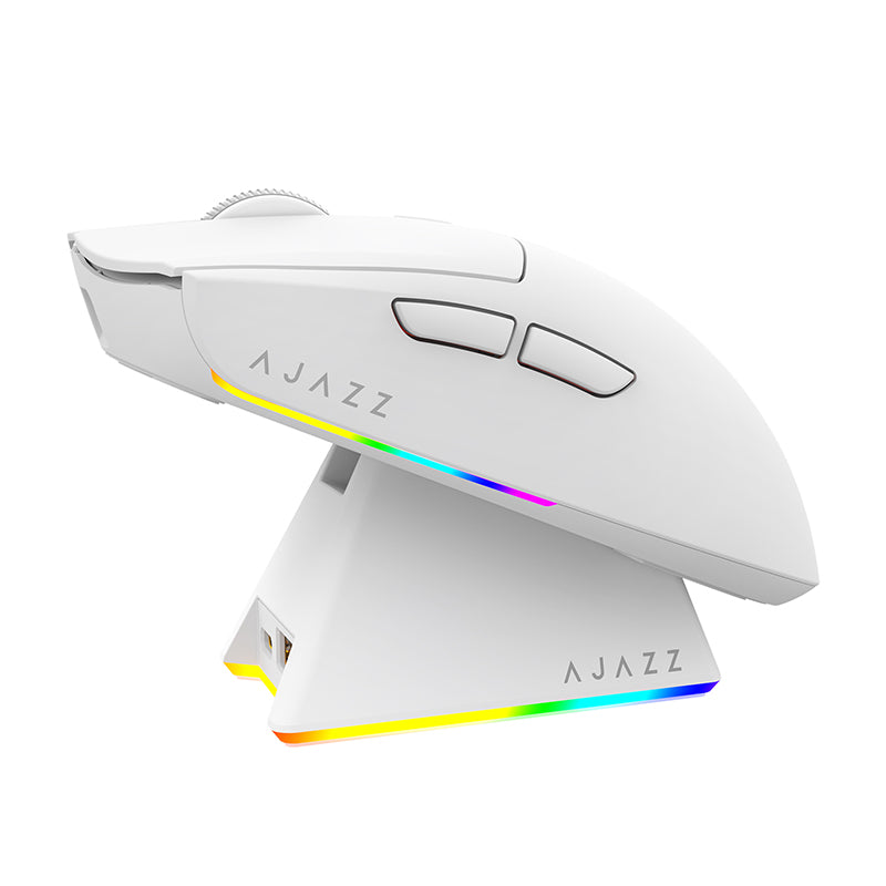 Ajazz AJ139 V2 MC Tri-Mode Gaming Mouse Light Weight with Magnetic Charging Dock - WhatGeek