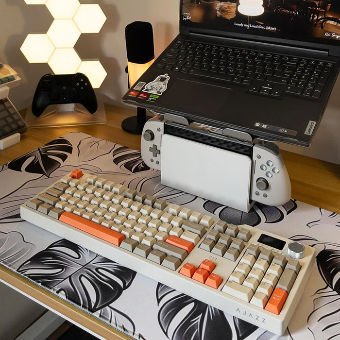 Ajazz AK35I V3 MAX TFT Color Screen Wireless Mechanical Keyboard - WhatGeek