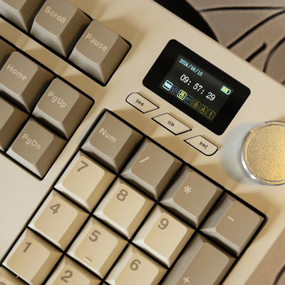 Ajazz AK35I V3 MAX TFT Color Screen Wireless Mechanical Keyboard - WhatGeek