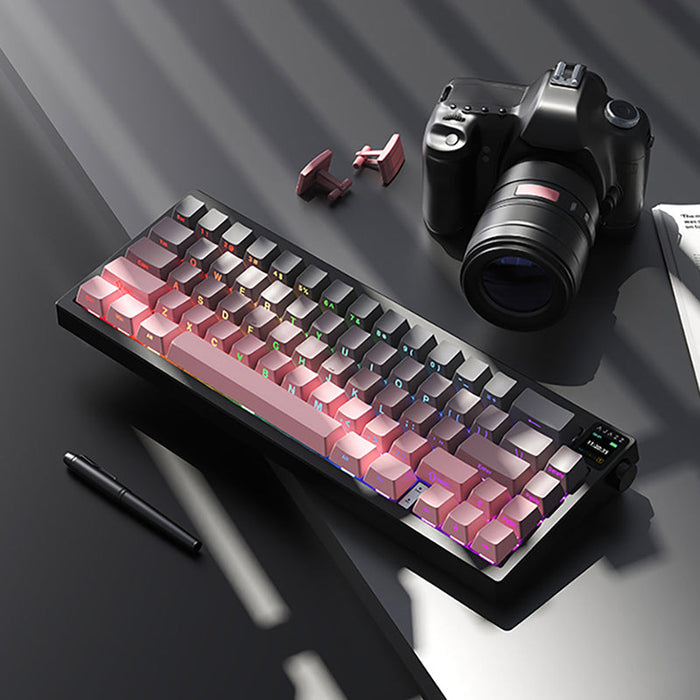 Ajazz AK650 TFT Screen Wireless Mechanical Keyboard - WhatGeek