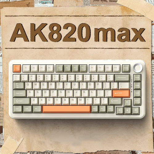 Ajazz AK820 Max Plus Mechanical Keyboard - WhatGeek