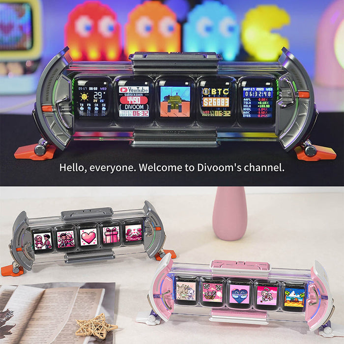 Divoom Times Gate Pixel Art Information Display - WhatGeek