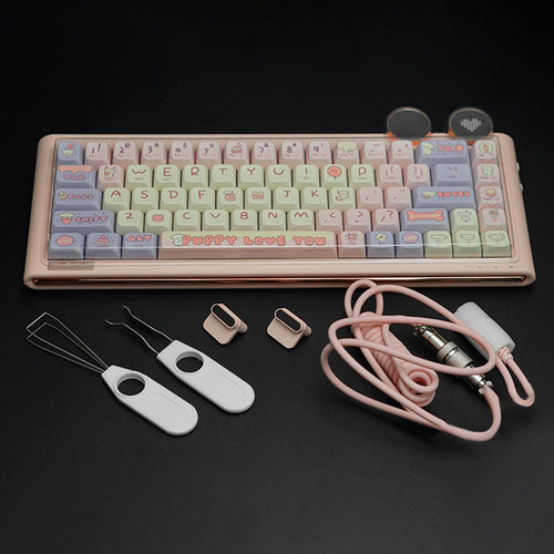 FOPATO D68 Playful & Cute Wireless Mechanical Keyboard - WhatGeek