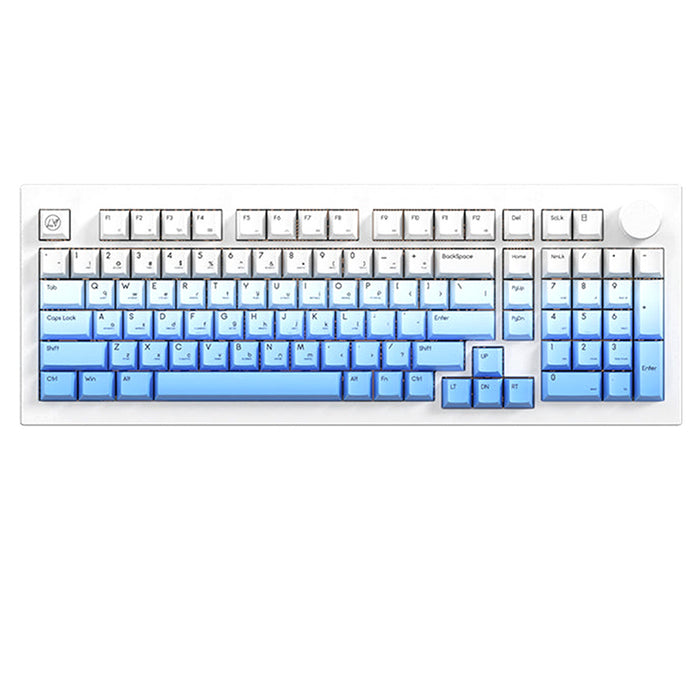 JAMESDONKEY RS2 White Aluiminum Wireless Mechanical Keyboard - WhatGeek