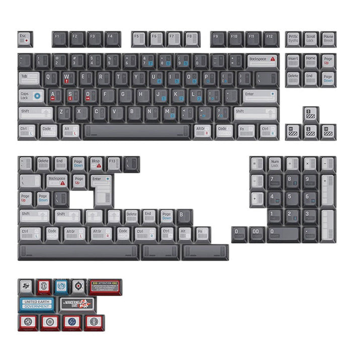 KeyTok The Wandering Earth II X SCIFI Fanspace KOL Keycaps - WhatGeek