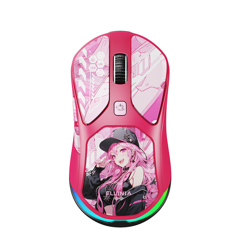 LINGBAO M7 Anime Wireless Gaming Mouse Ellinia Lucynirel Seraphina ...