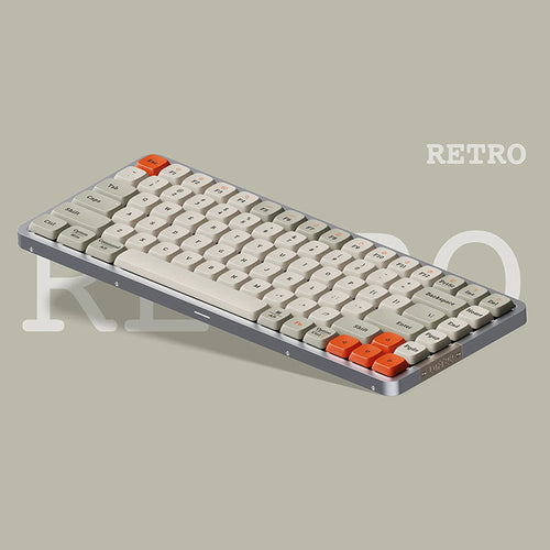 LOFREE Retro Flow Series Keycap Set 84 Keys - WhatGeek