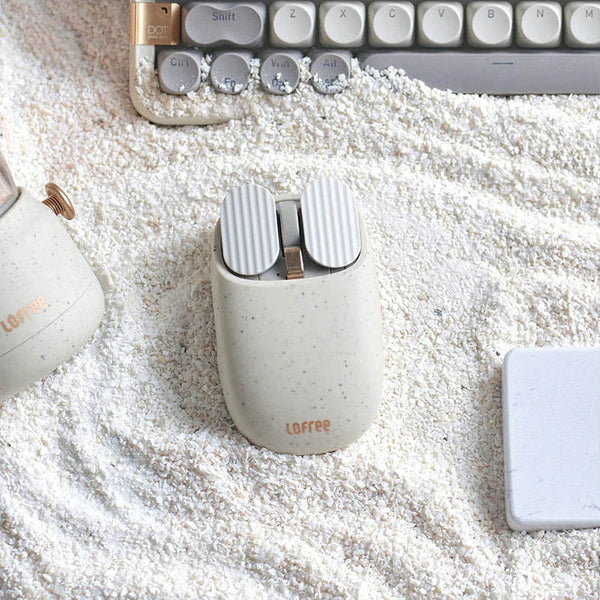 LOFREE Wavy Chips Terrazzo Dual-Mode Wireless Mouse - WhatGeek