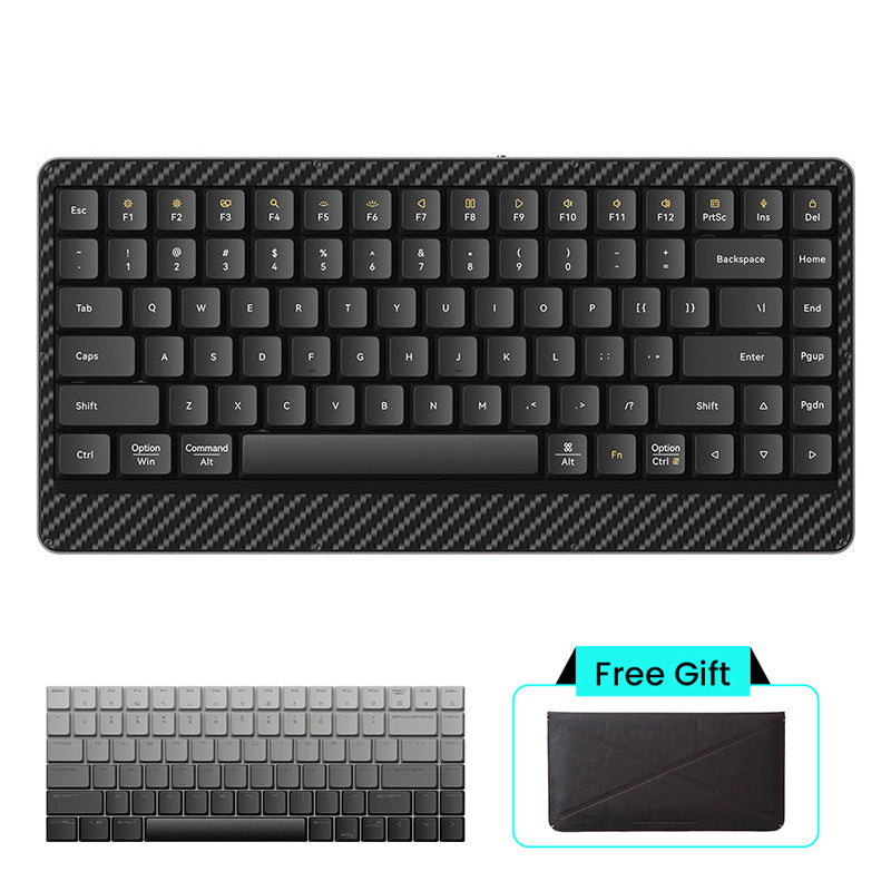 Lofree Edge Low Profile Carbon Fiber & Mg Alloy Mechanical Keyboard The ...