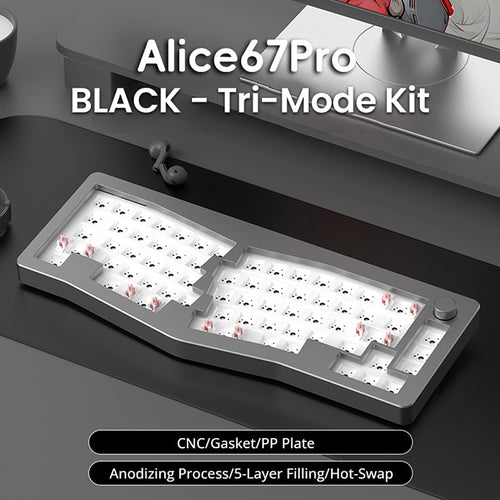 MONKA Alice67 Pro Aluminum CNC DIY Kit - WhatGeek