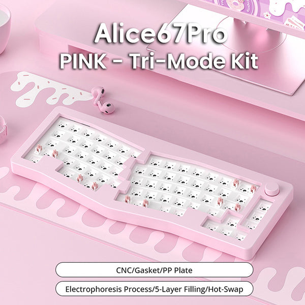 MONKA Alice67 Pro Aluminum CNC DIY Kit - WhatGeek