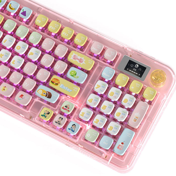 PIIFOX ER95 Triple-Mode Wireless Mechanical Keyboard With LCD Screen ...