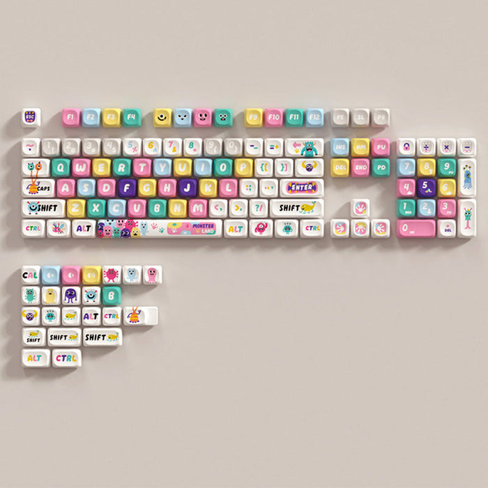 PIIFOX Monster Continent Profile MOA Keycap Set 135 Keys - WhatGeek