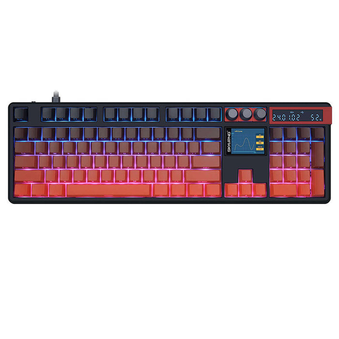 SKYLOONG GK104Pro Dual-Screen Wireless Mechanical Keyboard with ...