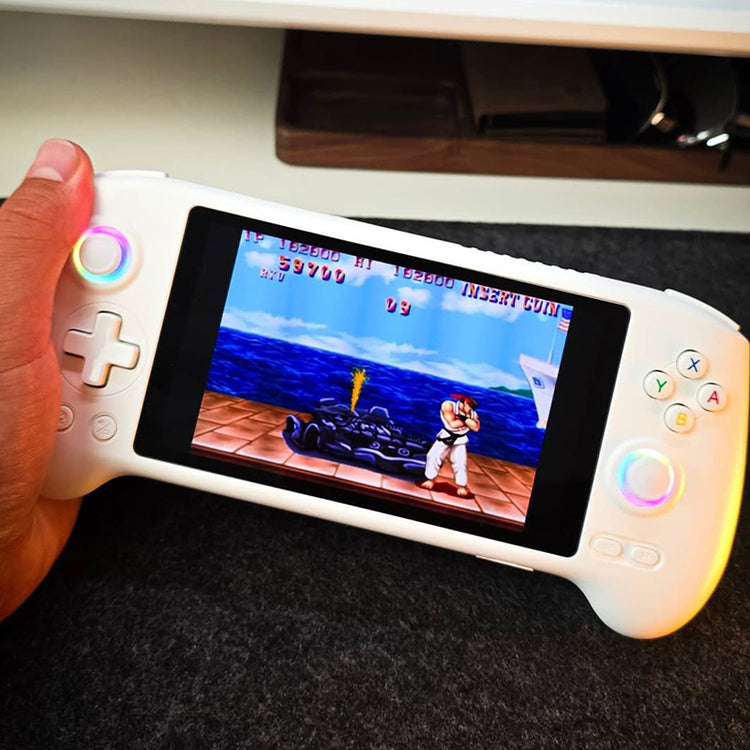 ANBERNIC RG557 Game Console Andriod System AMOLED Screen - WhatGeek