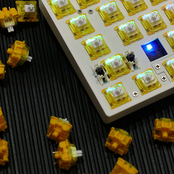 Ajazz Diced Fruit Switch Sets - Tactile Banana Switches - WhatGeek