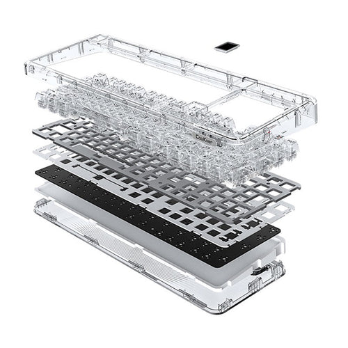 CoolKiller CK98 3-Mode Transparent Mechanical Keyboard - WhatGeek