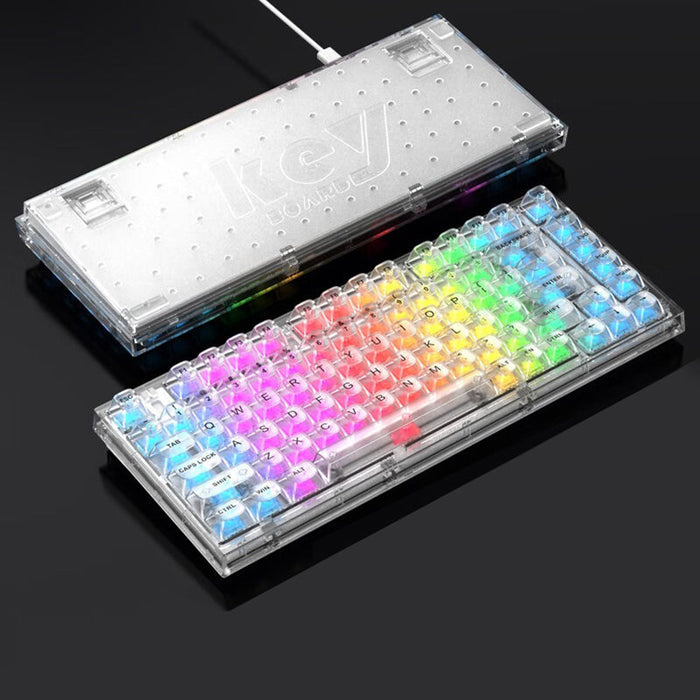 ACGAM Xinmeng X75 Transparent Wired Mechanical Keyboard- WhatGeek