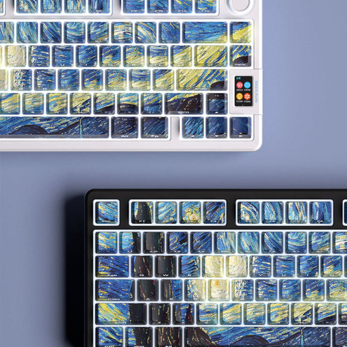 ACGAM Starry Night Cherry Profile Keycap Set 130 Keys - WhatGeek