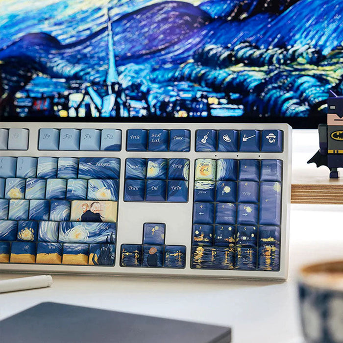 ACGAM Varmilo Van Gogh Cherry Profile Keycap Set 130 Keys - WhatGeek