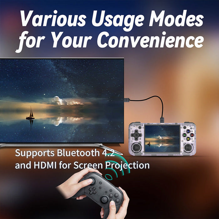 ANBERNIC RG35XX H Game Console 5000+ Games Pocketable - WhatGeek