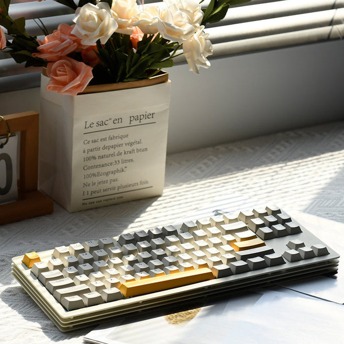 Ajazz AKC087 Wireless Mechanical Keyboard "Thousand-layer crisp ...