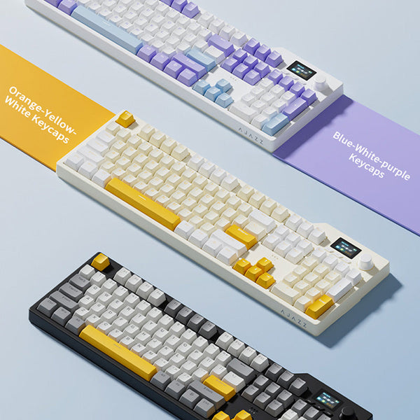 Ajazz AK35I V2 Wireless Mechanical Keyboard With TFT Screen - WhatGeek
