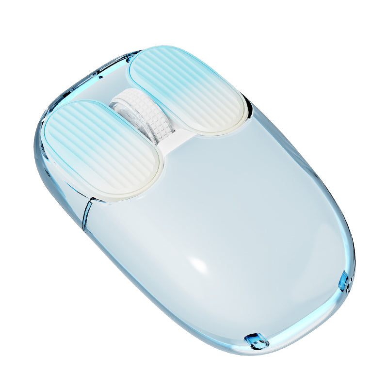 Ajazz I069 Transparent RGB Wireless Mouse - WhatGeek