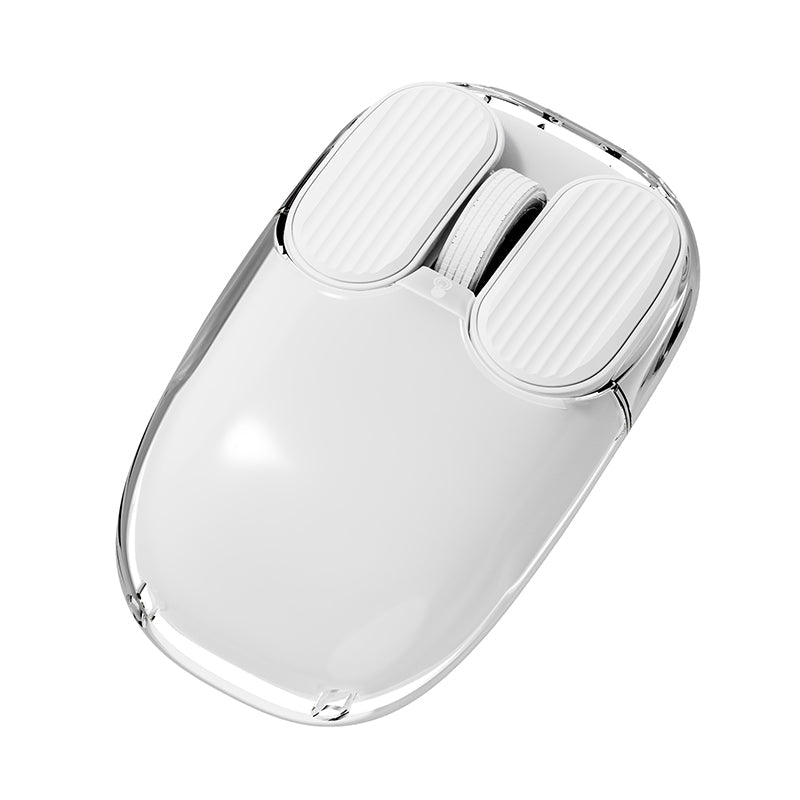 Ajazz I069 Transparent RGB Wireless Mouse - WhatGeek