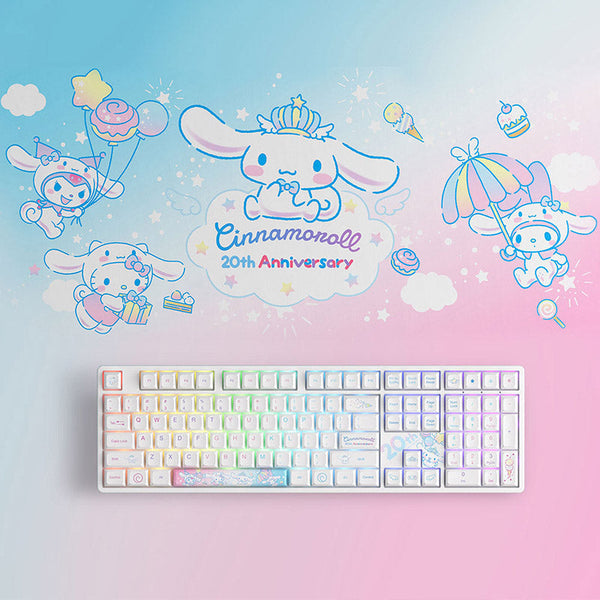 Akko Cinnamoroll 20th Anniversary 3108RF Wireless Mechanical Keyboard ...