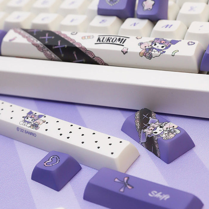 Akko Kuromi Keycap Set JDA Profile 129 Keys - WhatGeek UK