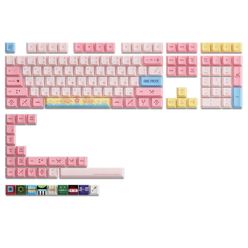 Akko One Piece Wano Country Keycap Set Cherry Profile 136 Keys - WhatGeek