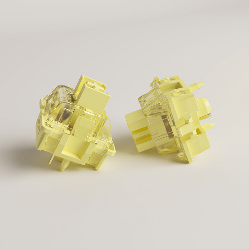 Akko V3 Cream Yellow Pro Linear Switches (45 Switches) - WhatGeek