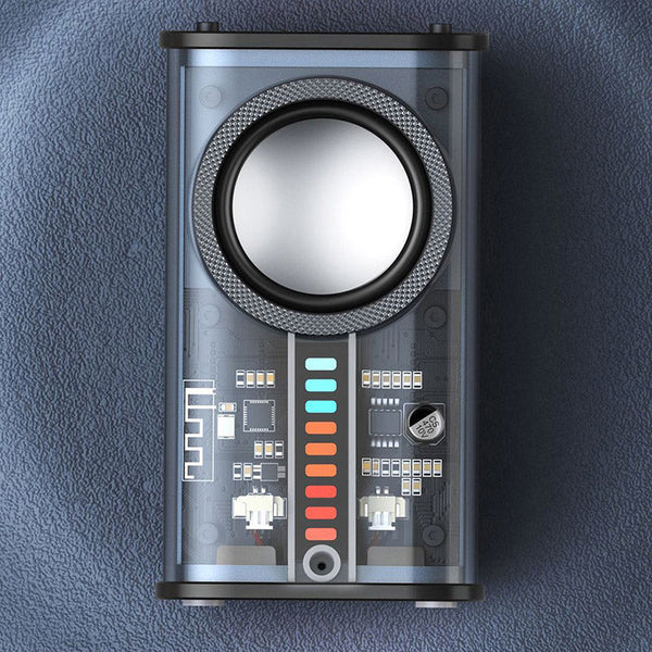BYZ K07 Transparent Mecha Bluetooth Speaker - WhatGeek