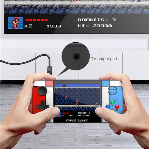 D41 2-in-1 Handheld Game Console Power Bank - WhatGeek